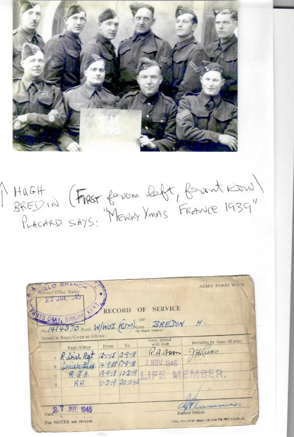 Hugh Bredin – from Leitrim to two world wars – The Lion and the Shamrock